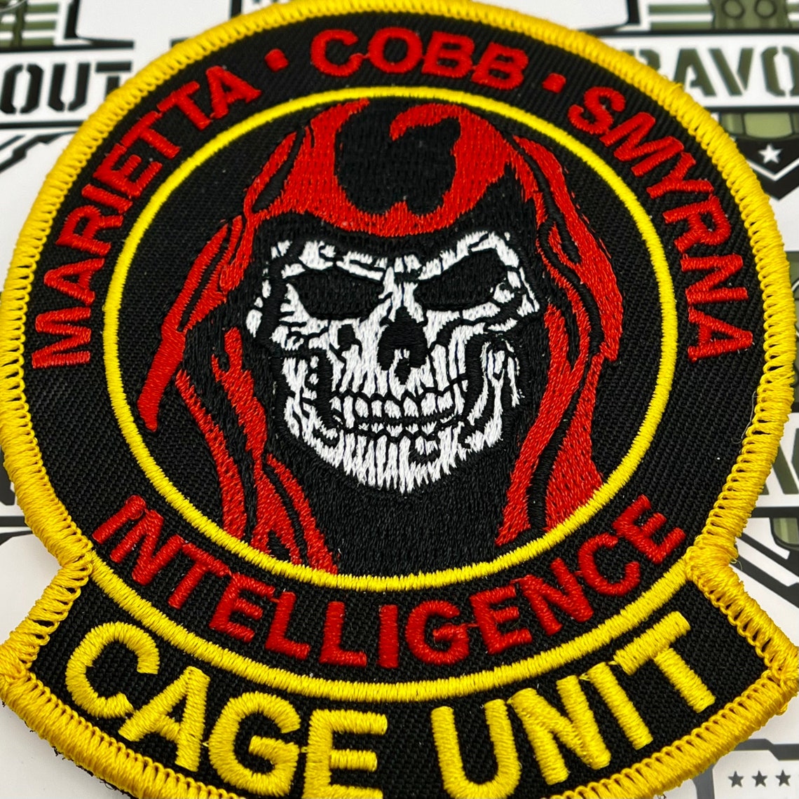 Cobb Anti-gang Enforcement CAGE Embroidered Patch - Etsy