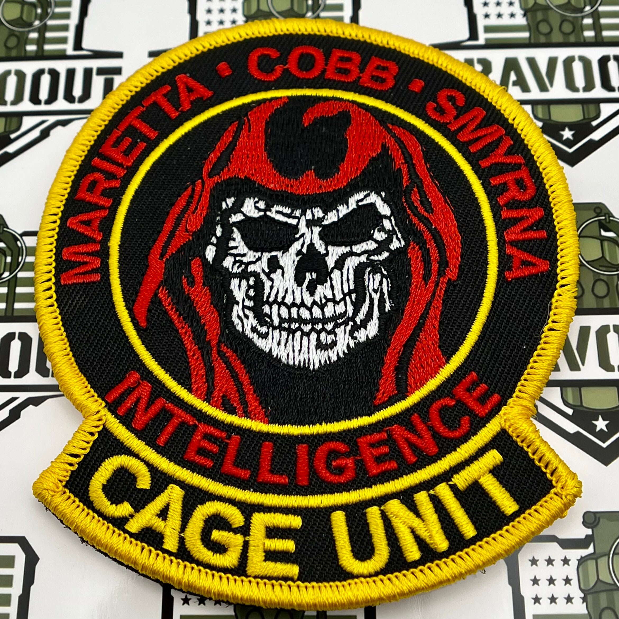 Cobb Anti-gang Enforcement CAGE Embroidered Patch - Etsy
