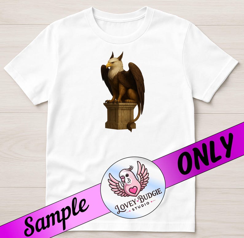Realistic Gryphon Guardian Digital Downloadable Art - 2 Formats PNG ...