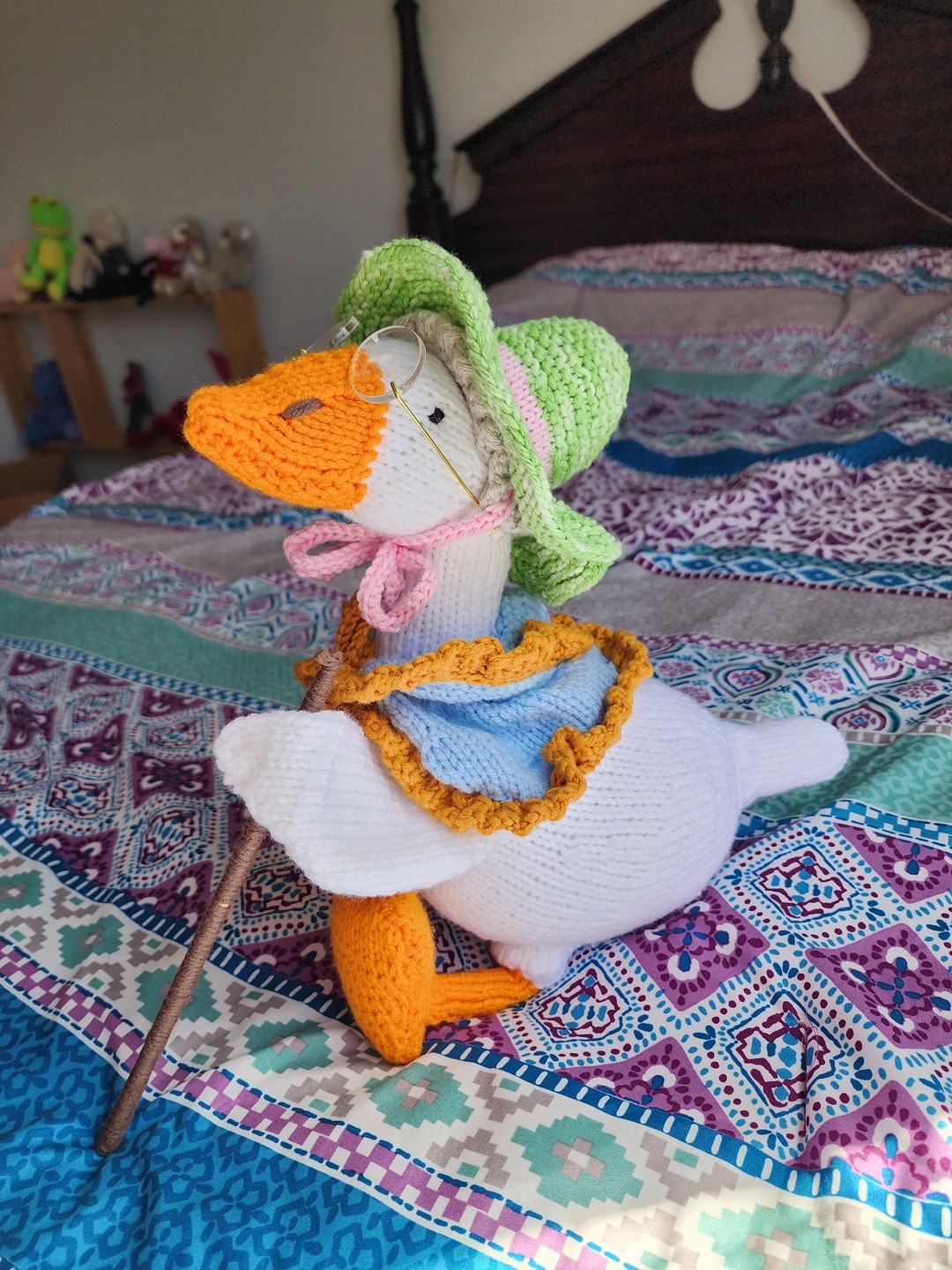 Knit Goose Toy, Knit Plush, Mother Goose - Etsy