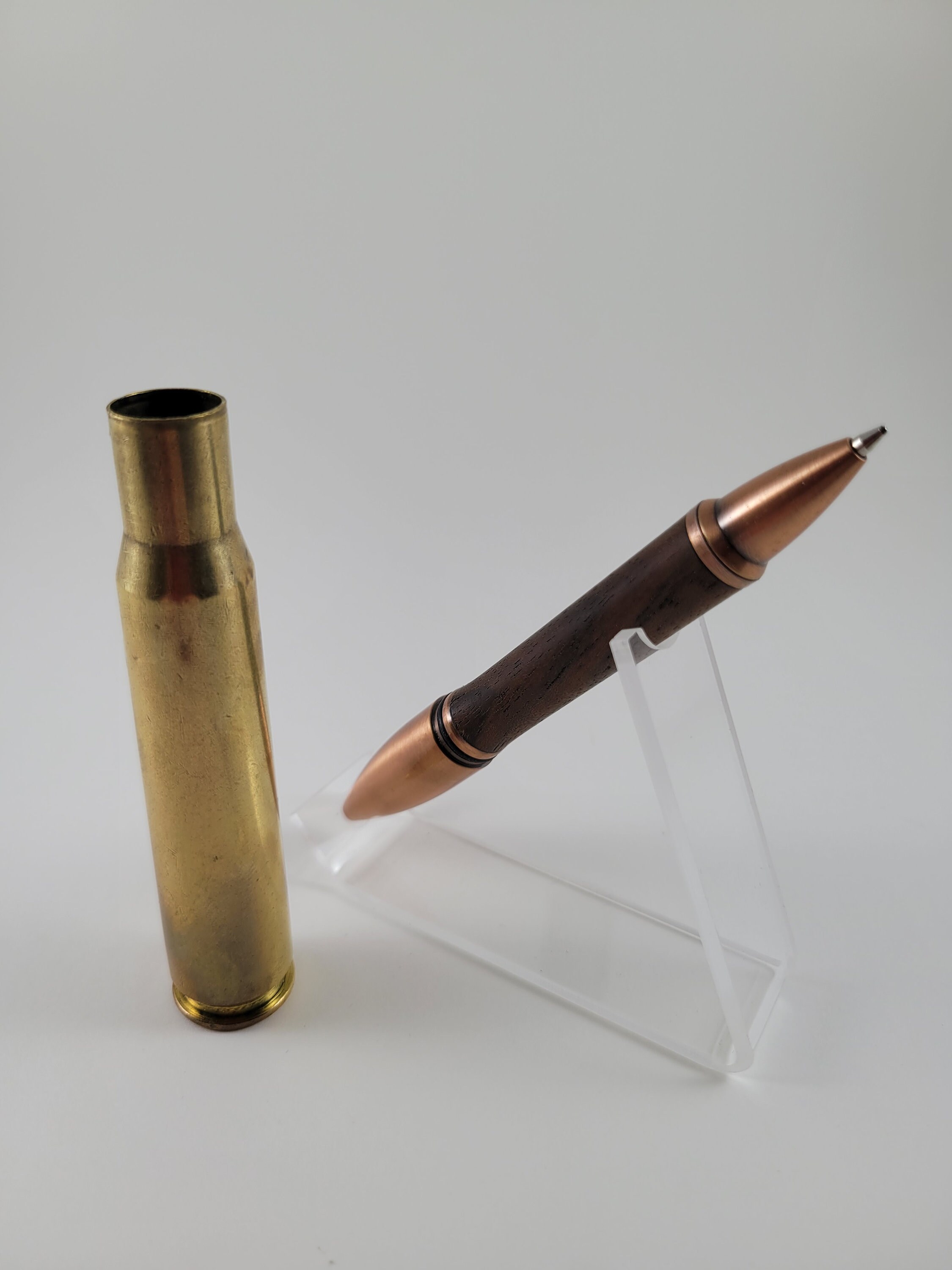 50 Caliber Machine Gun Cartridge Rollerball Flip Pen With Hand Turned ...