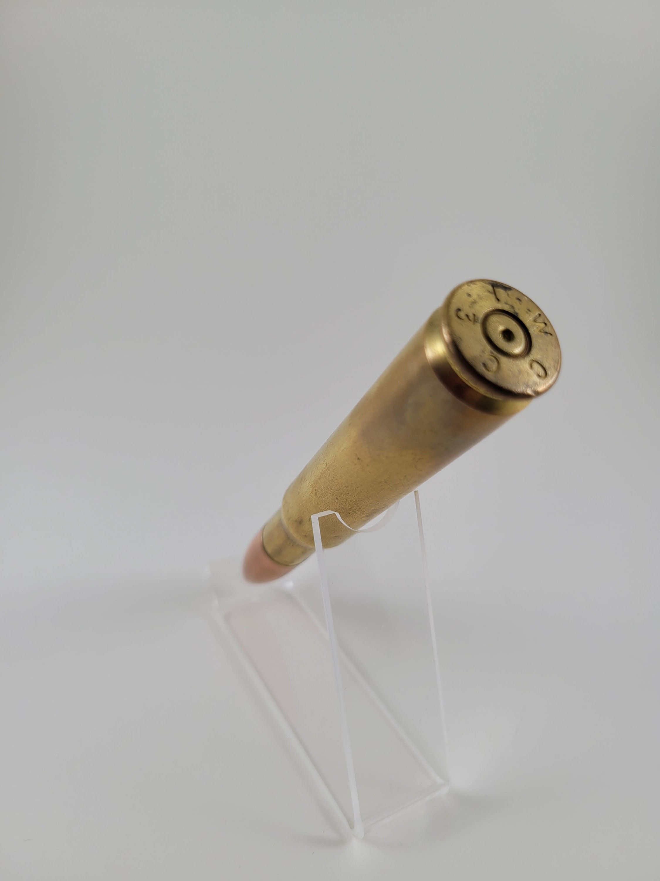 50 Caliber Machine Gun Cartridge Rollerball Flip Pen With Hand Turned ...