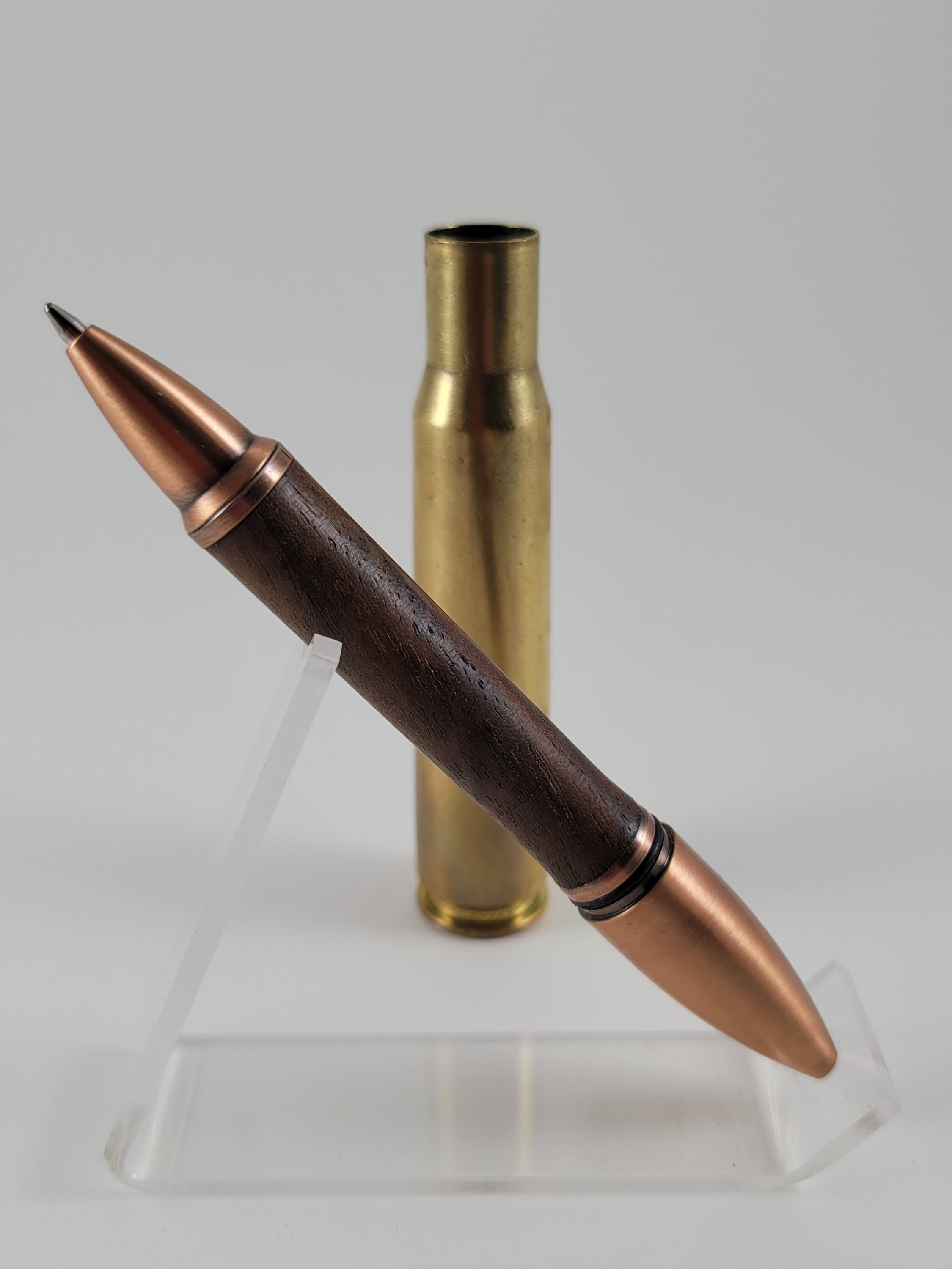 50 Caliber Machine Gun Cartridge Rollerball Flip Pen With Hand Turned ...