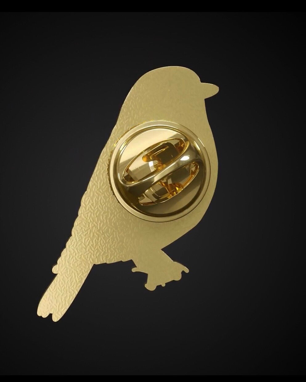 Enamel Blue Bird Pin - Etsy