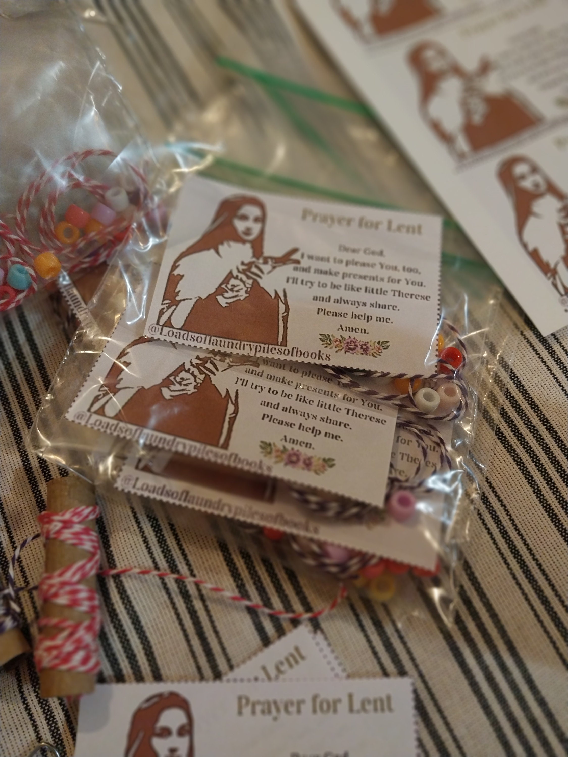 Acts of Love Prayer Cards and Sacrificial Beads Instructions - Etsy