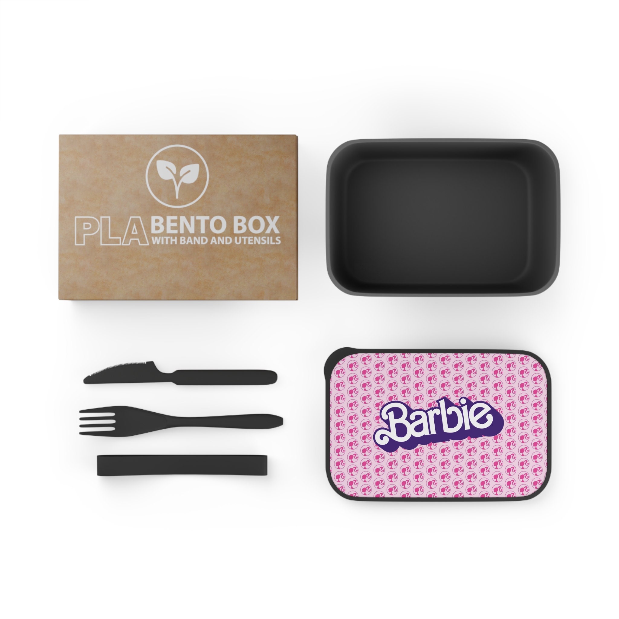 Barbie Bento Box With Band And Utensils- Barbie Bento Lunch Box ...