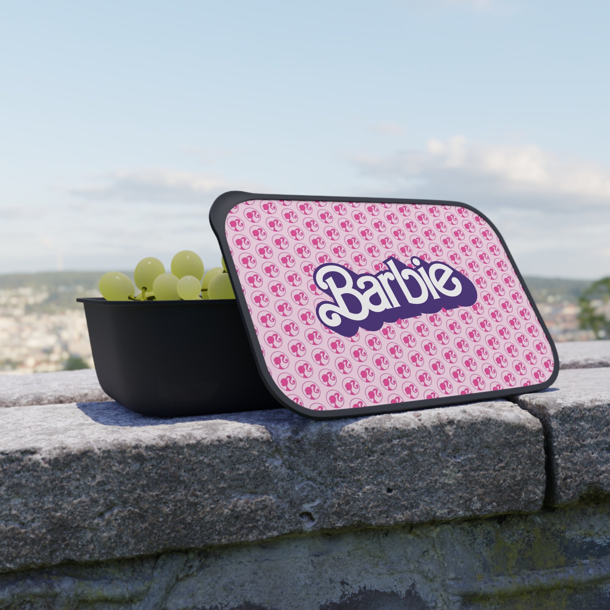 Barbie Bento Box With Band And Utensils- Barbie Bento Lunch Box ...