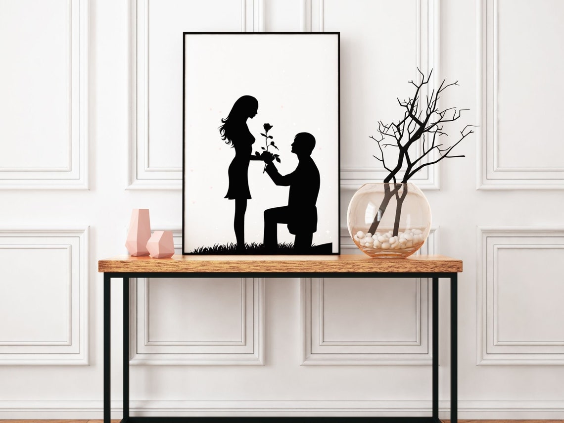 Couple SVG/ Lovers SVG/ Clipart/ Cut Files/ Cricut/ Silhouette/ Vector ...