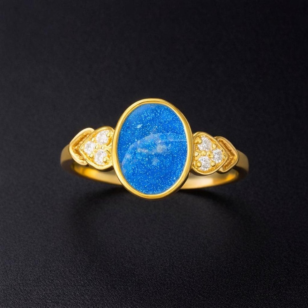Memorial Ash Ring • Custom Resin Cremation Jewelry • Love Lost Keepsake ...