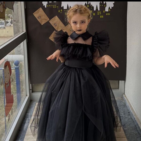 Toddler Girls Wednesday Costume - Etsy