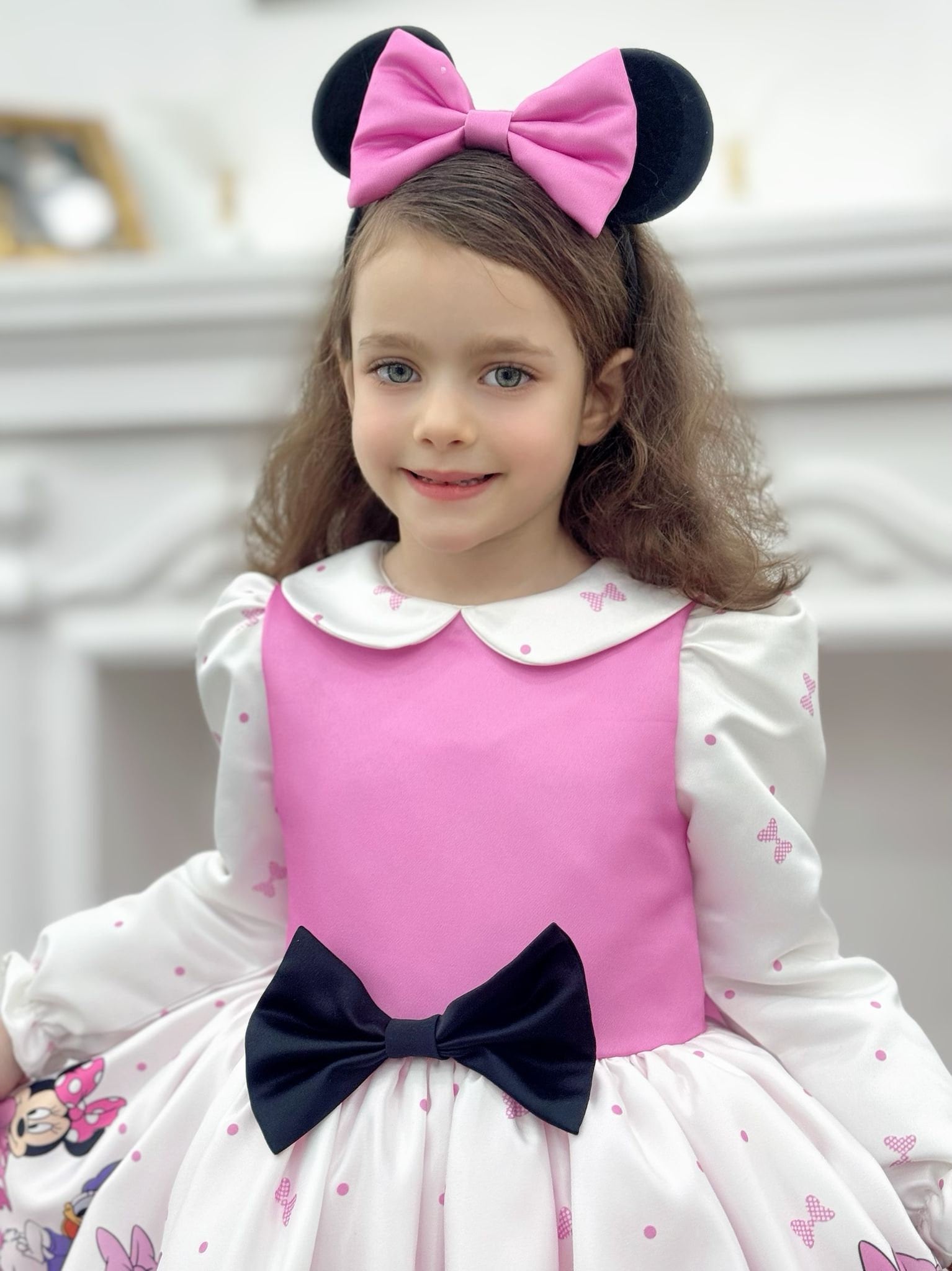 Pink Minnie Mouse Costume, Baby Girl Dress, Minnie Mouse Birthday Dress ...