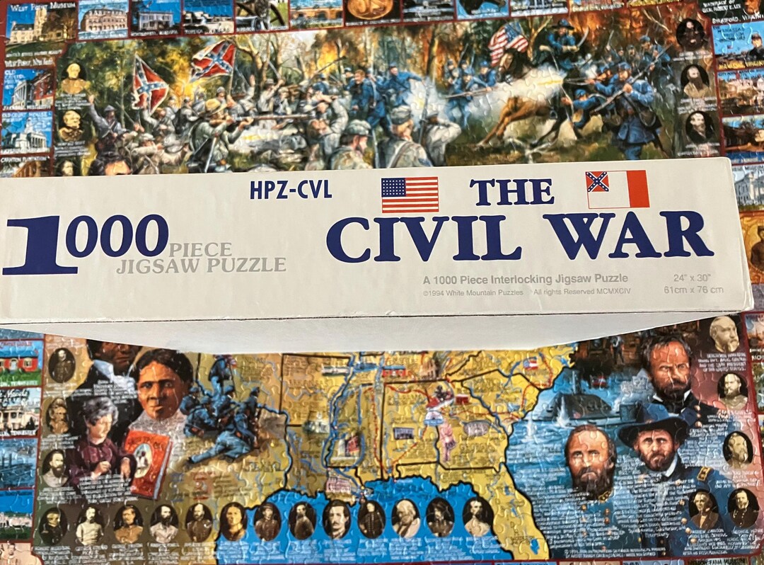 Civil War Puzzle 1994 1000 Pieces - Etsy