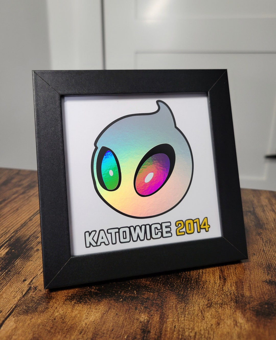 CS2 Katowice 2014 Team Dignitas Holo layered Holographic Framed Artwork ...