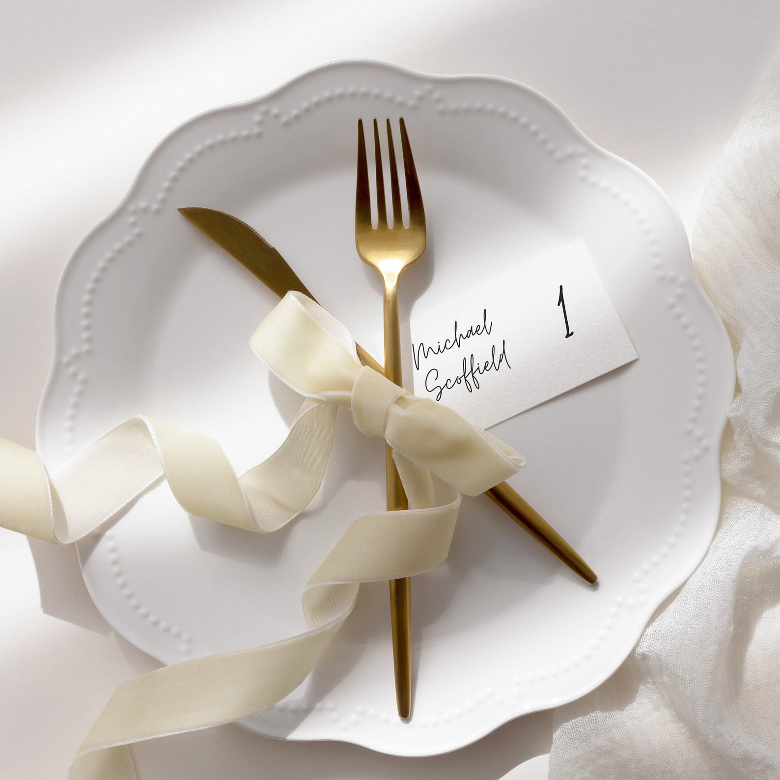 Canva Place Card Template Canva Modern Minimal Name Card Editable Place ...