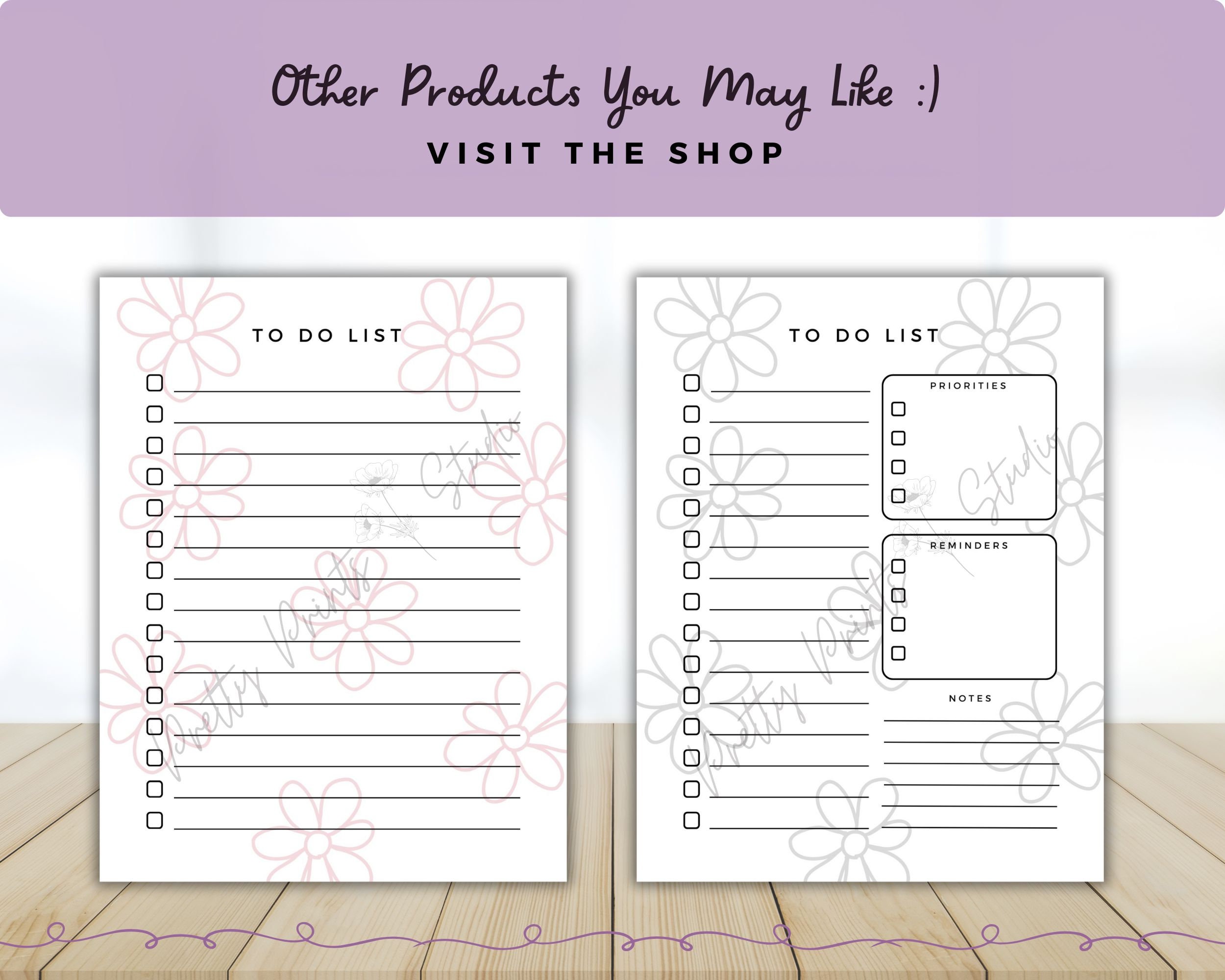 Simple To-do List Printable, Minimal Task List, Daily Productivity ...