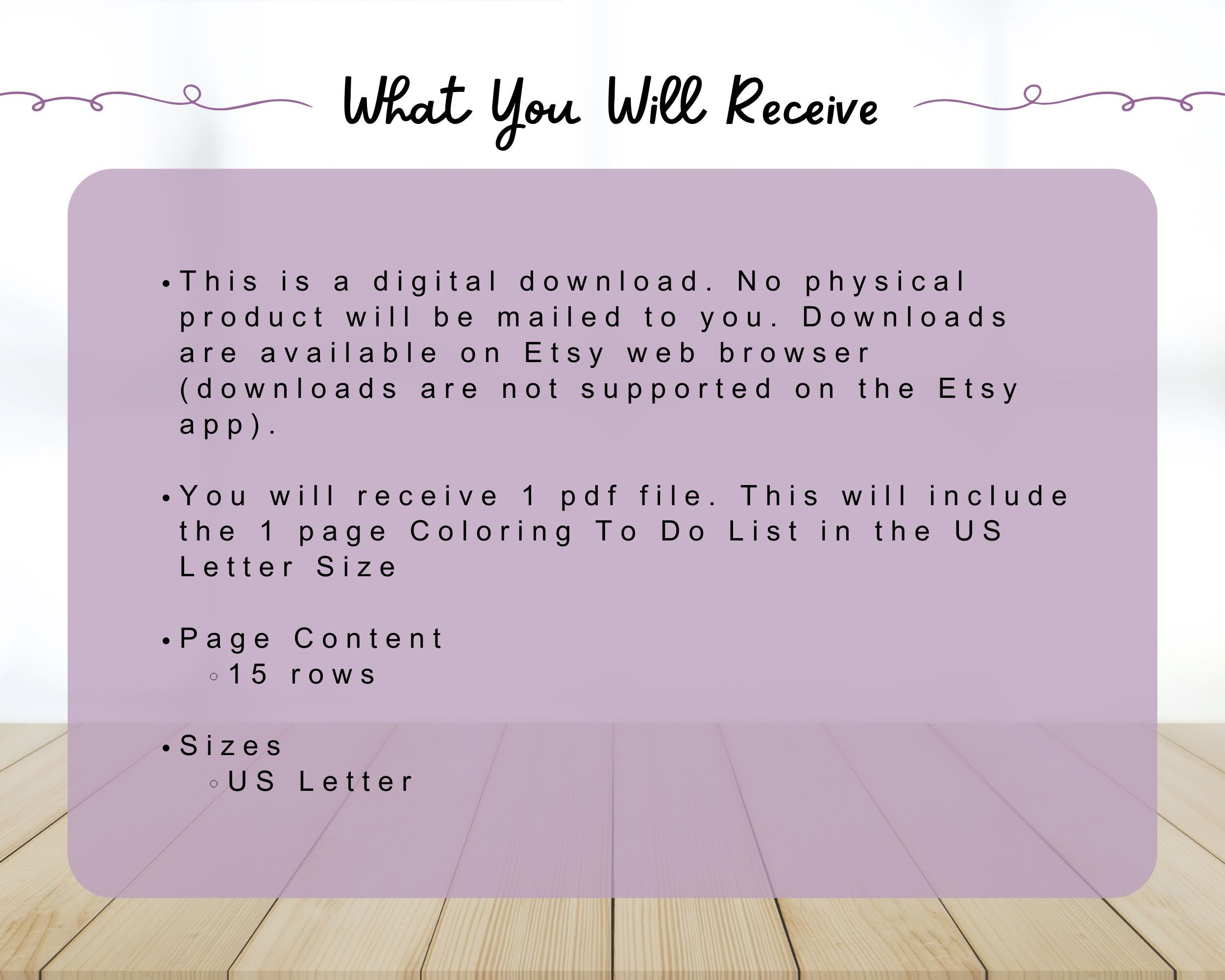 Printable Coloring To-do List, Productivity Checklist, Daily Organizer ...