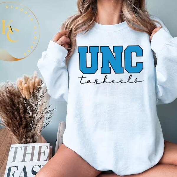 Unc Tar Heels Logo - Etsy