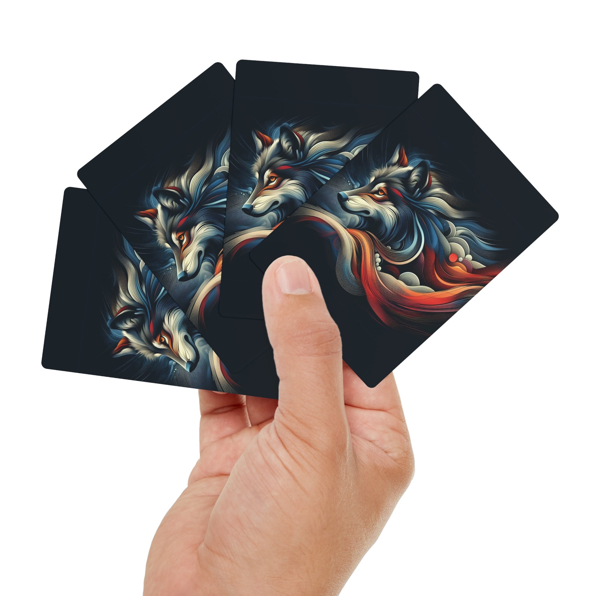 Wolf Card Game Fun for All Ages - Etsy