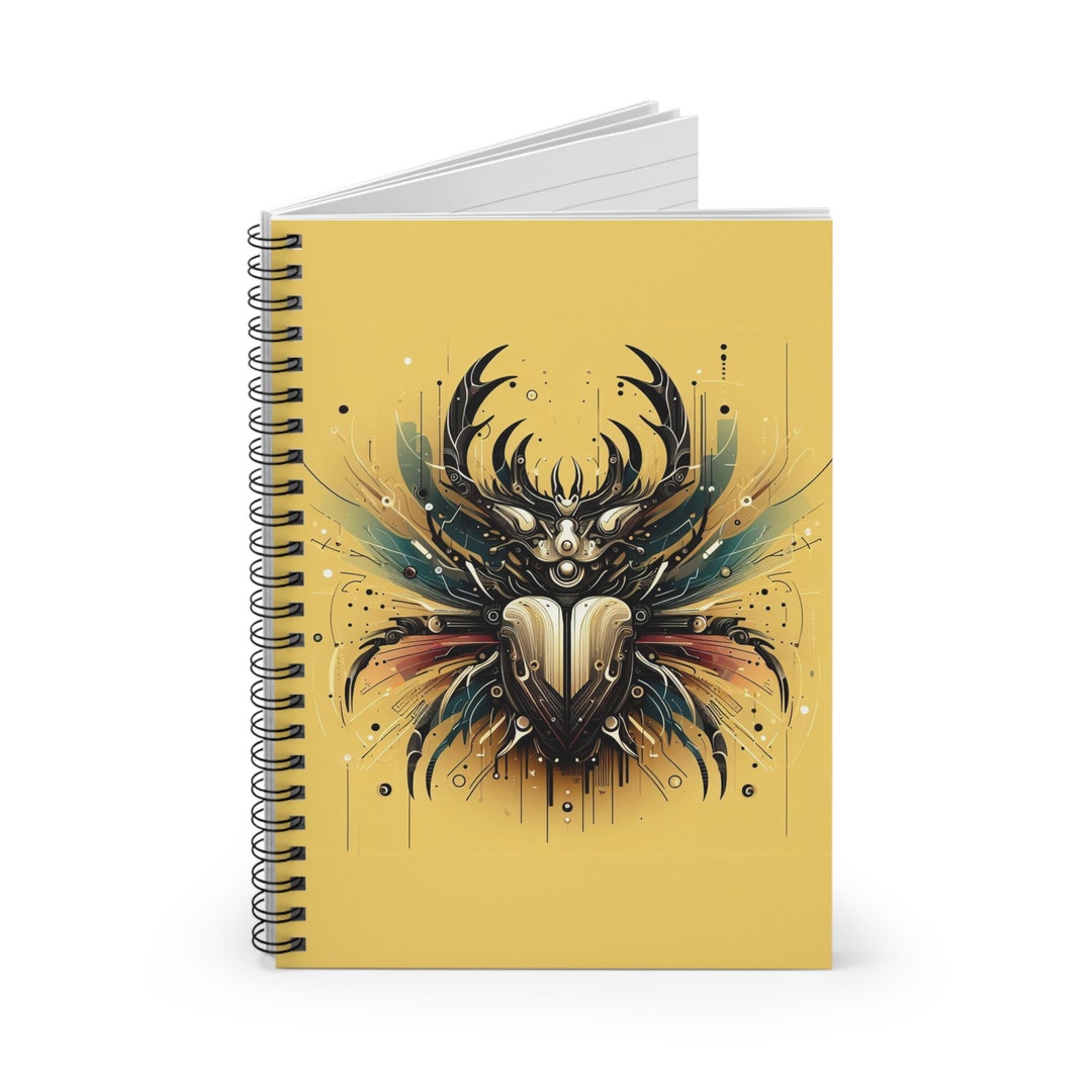 Spiral Notebook Robotic Stag Beetle - Etsy