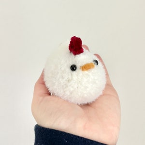 Tiny Crochet Chicken | Chicken Plushie | Farmhouse Chicken | Handmade ...