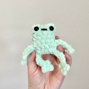 Crochet Baby Leggy Frog | Frog Plushies | Amigurumi | Stuffed Animal ...