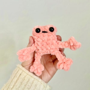 Crochet Baby Leggy Frog | Frog Plushies | Amigurumi | Stuffed Animal ...