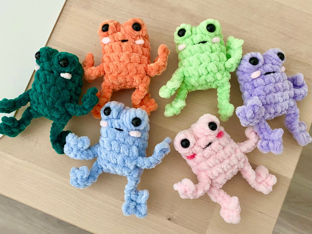 Crochet Baby Leggy Frog Frog Plushies Amigurumi Stuffed - Etsy