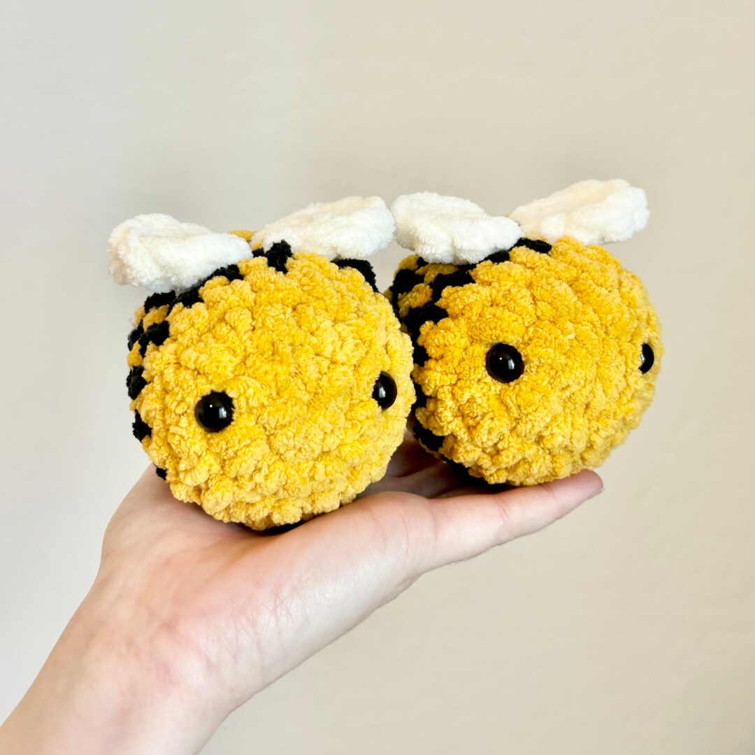 Crochet Bee | Bee Stress Ball | Bee Stuffed Animal | Handmade Gift ...