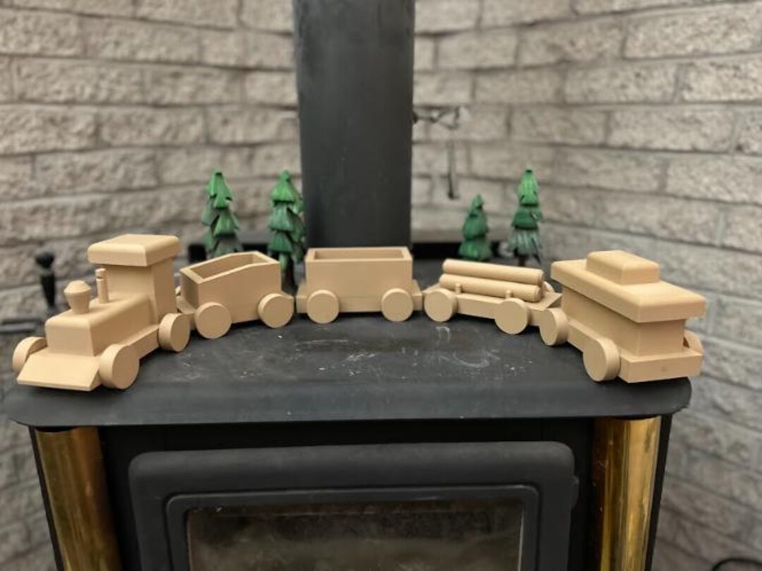 Christmas Train STL File - Etsy