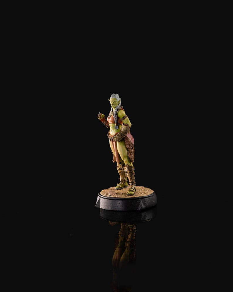 Vhok Yunt Orc Barbarian Miniature: 3D Printed D&D TTRPG Mini (25mm) - Etsy