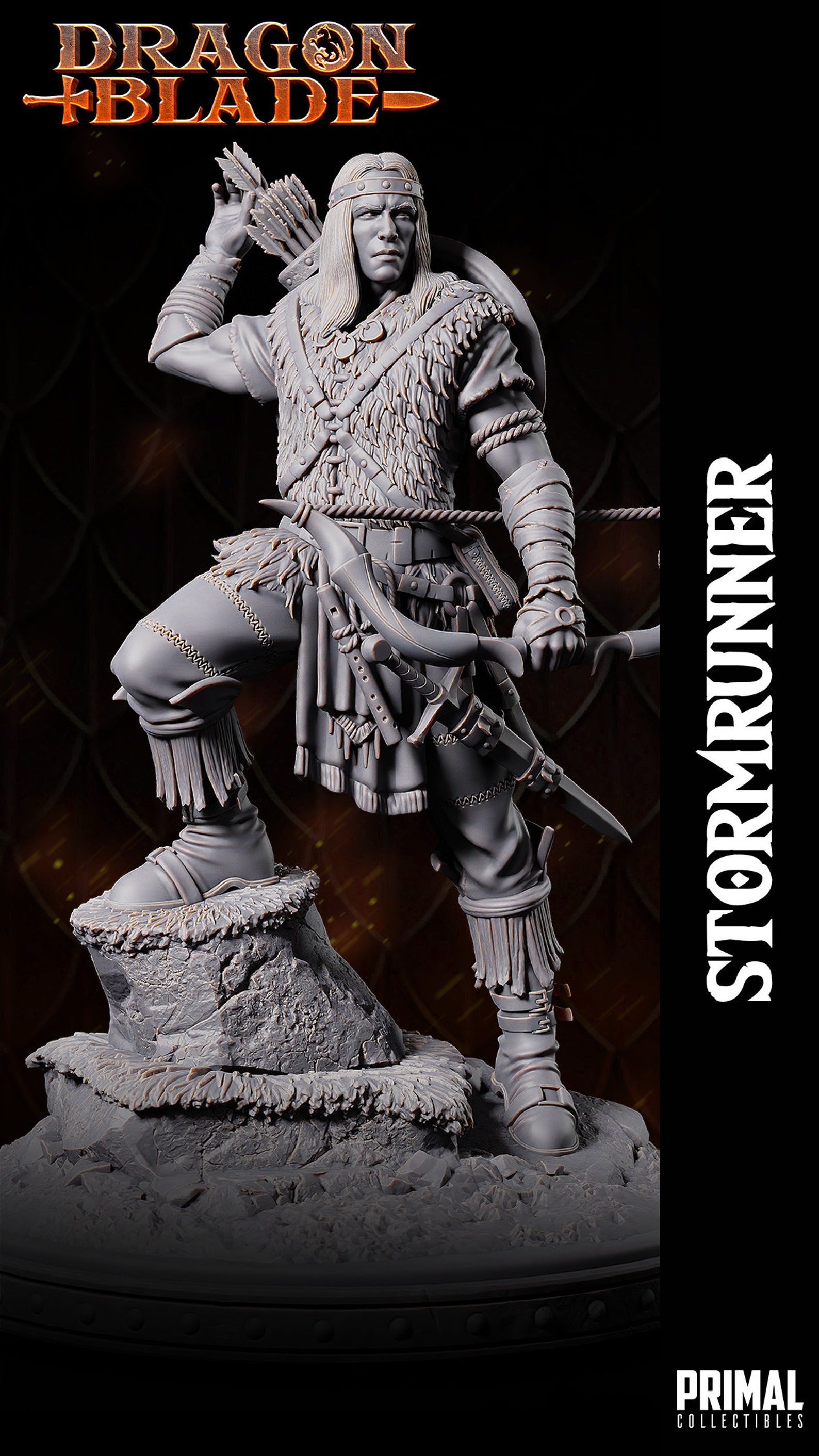 Stormrunner Ranger Dnd 25mm Miniature TTRPG Mini Great GM Gift Woodland ...