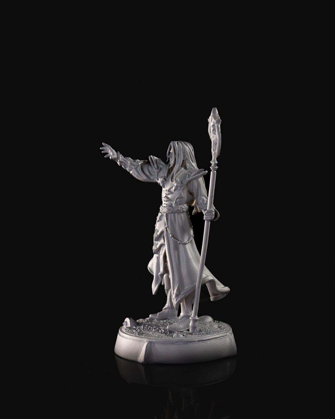 Fade Ashenson Drow Sorcerer Miniature: 3D Printed TTRPG Mini (25mm ...