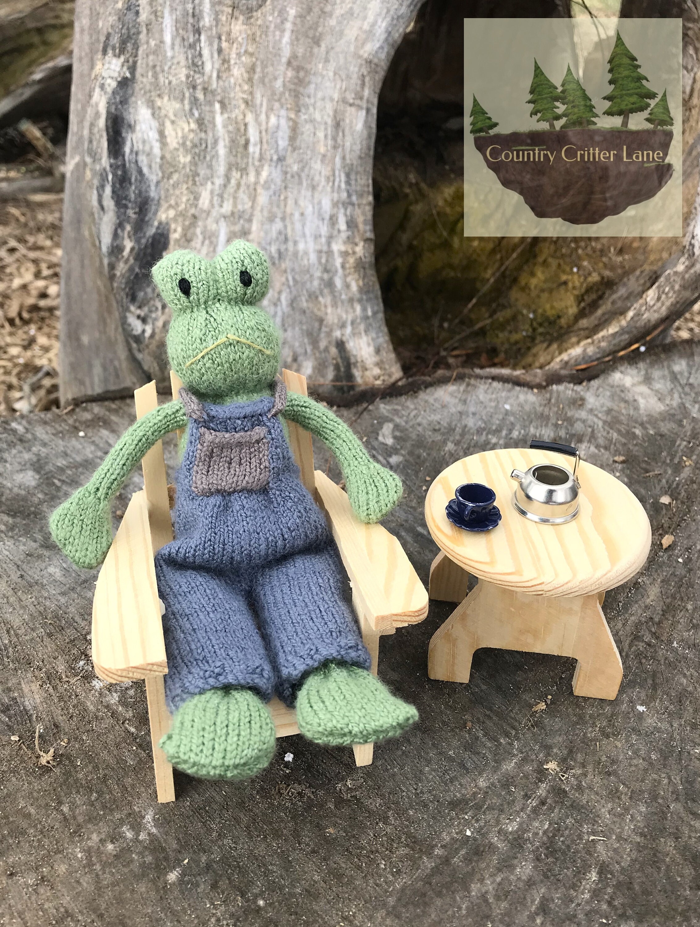 Flat Knit Frog Pattern - Etsy UK