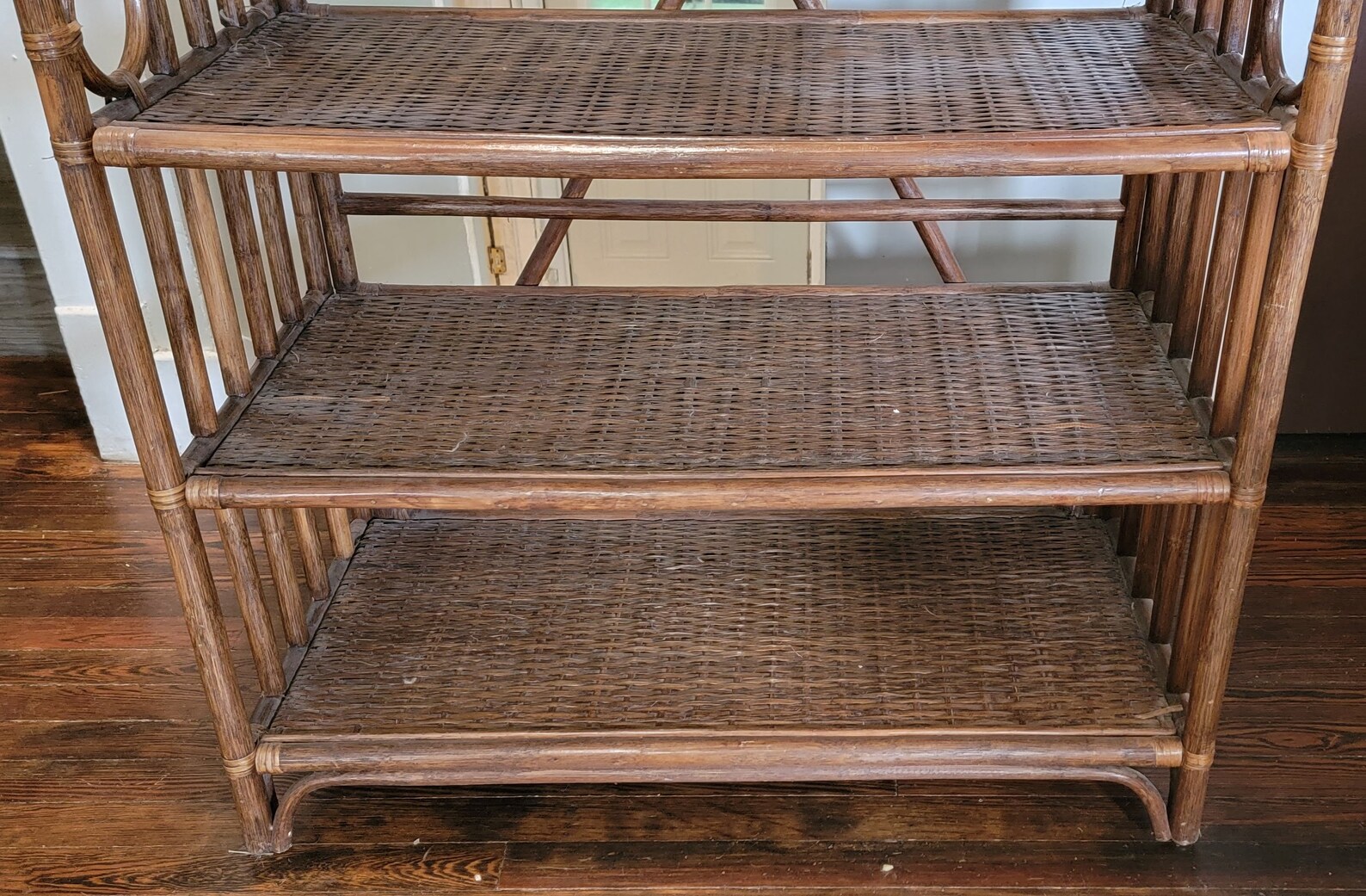 VTG Bamboo & Rattan Bakers Rack/plant Stand - Etsy