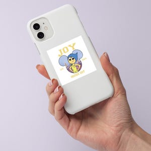 Inside Out 2 Stickers for Kids, Inside Out 2 3x3 Decals, Inside Out 2 ...