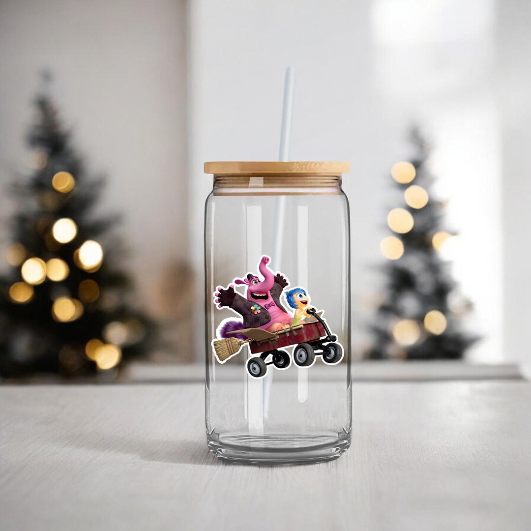 Inside Out Embarrassment Glass Cup, Inside Out Joy Glass Jar, Inside ...