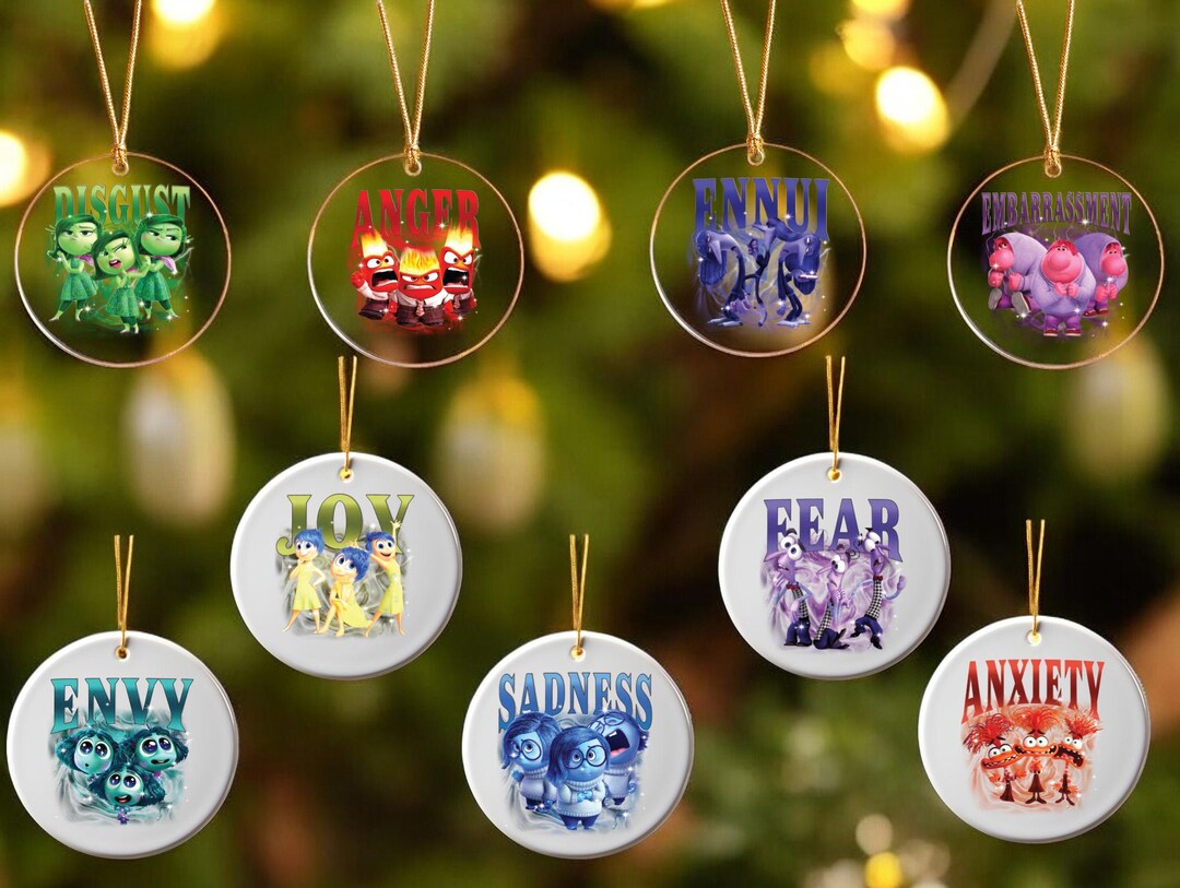 Inside Out Ornament, Christmas Kid Inside Out Characters Ornament Gifts ...