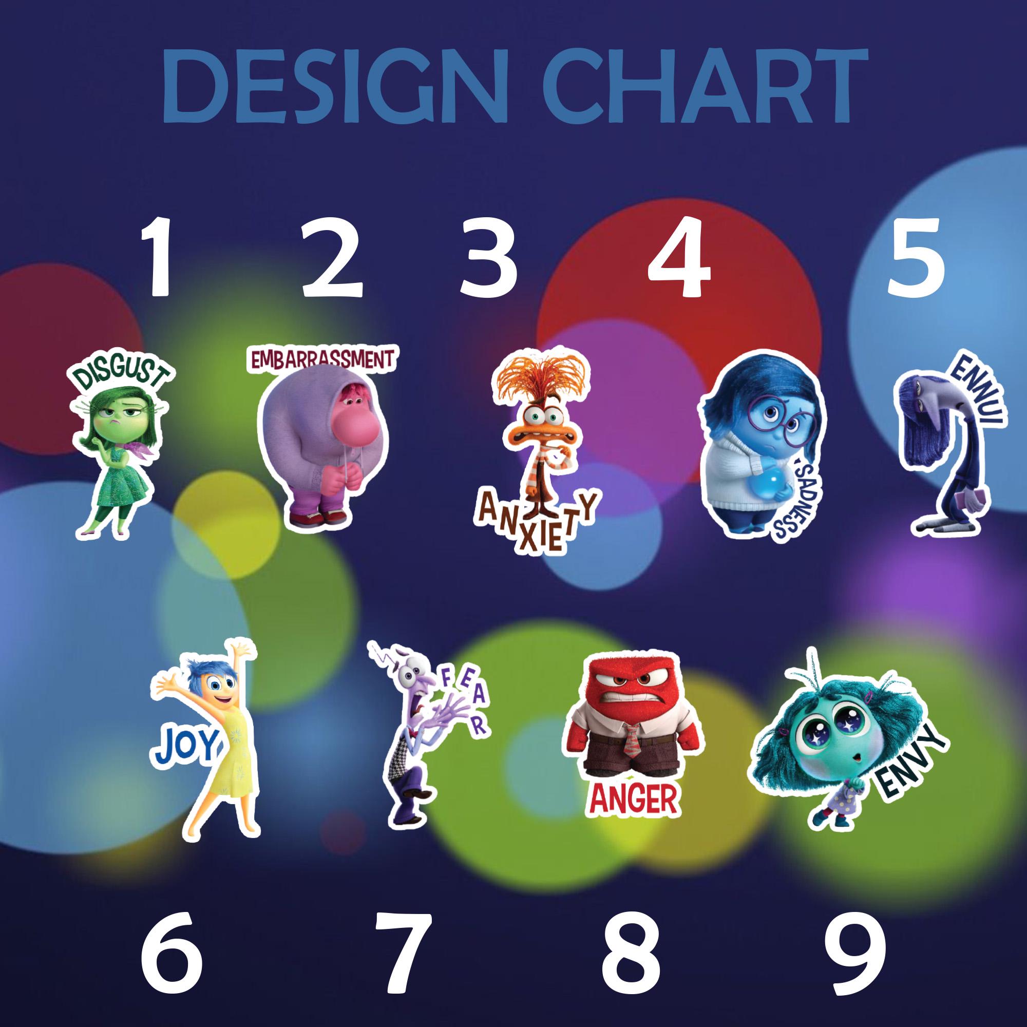 Inside Out Character Glass Cups, Christmas Gifts, Holiday Cup Gifts ...