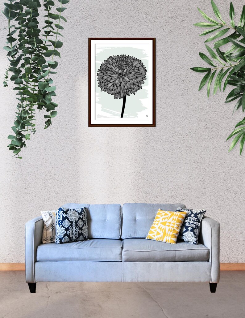 September Birth Flower: Aster Wall Art - Etsy