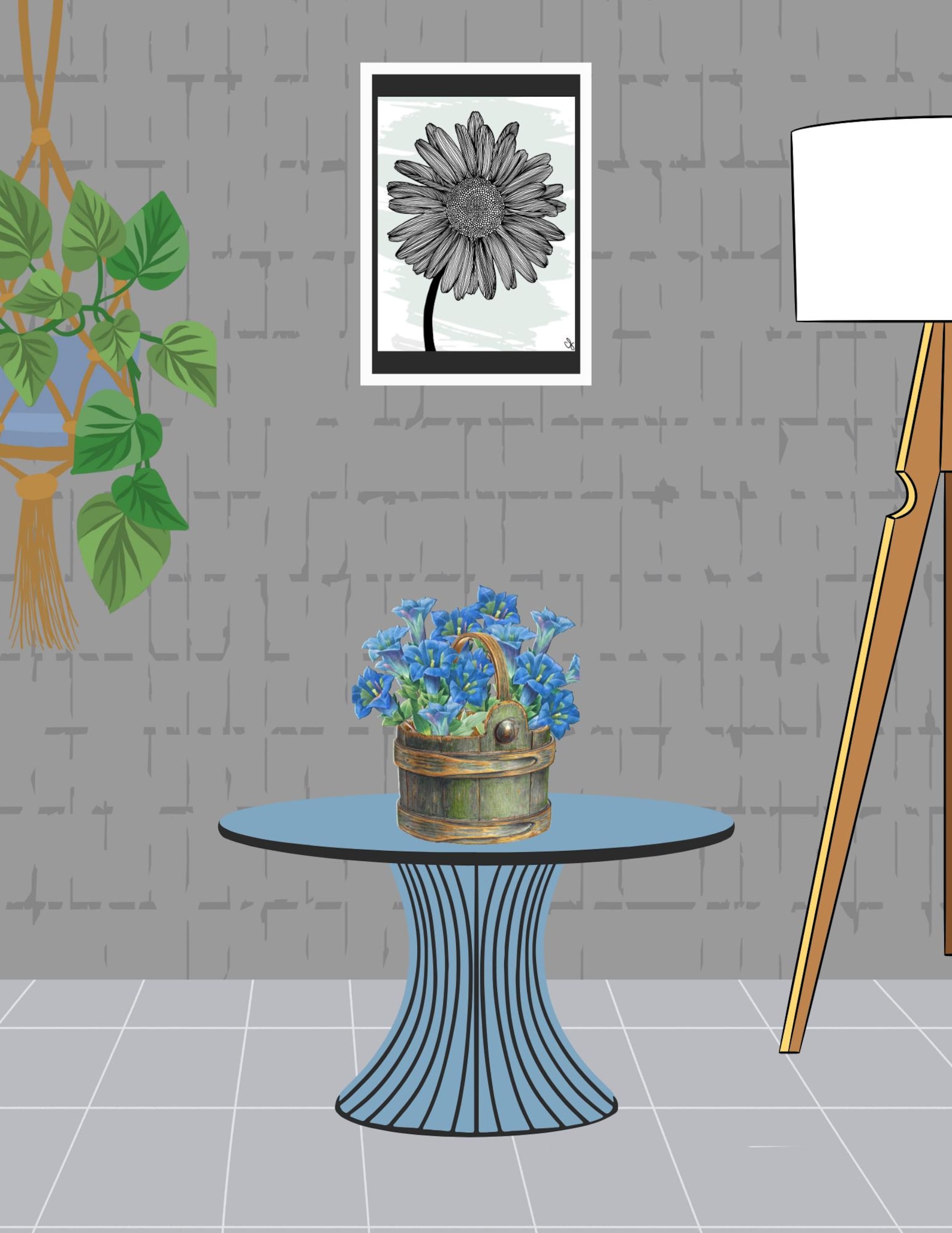 April Birth Flower: Daisy Wall Art - Etsy