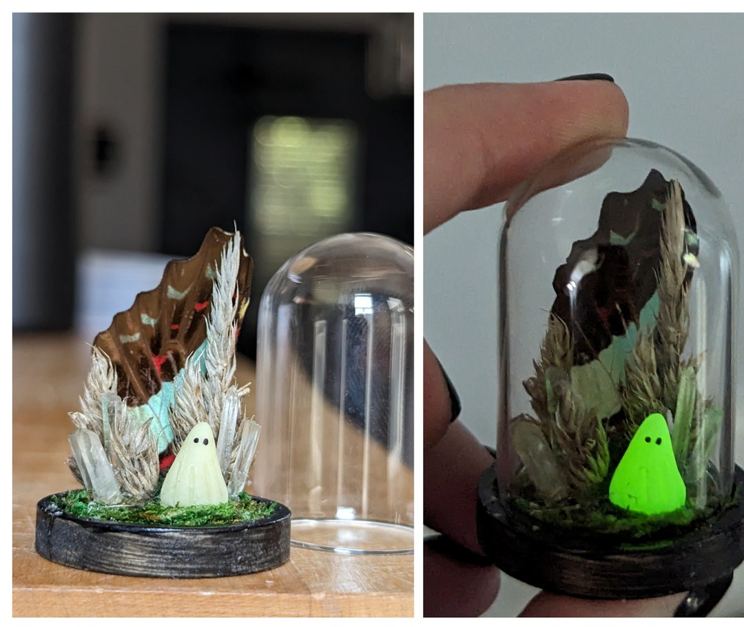 Ghost in a Bottle, Mini Ghost, Pet Ghost, Halloween Terrarium - Etsy