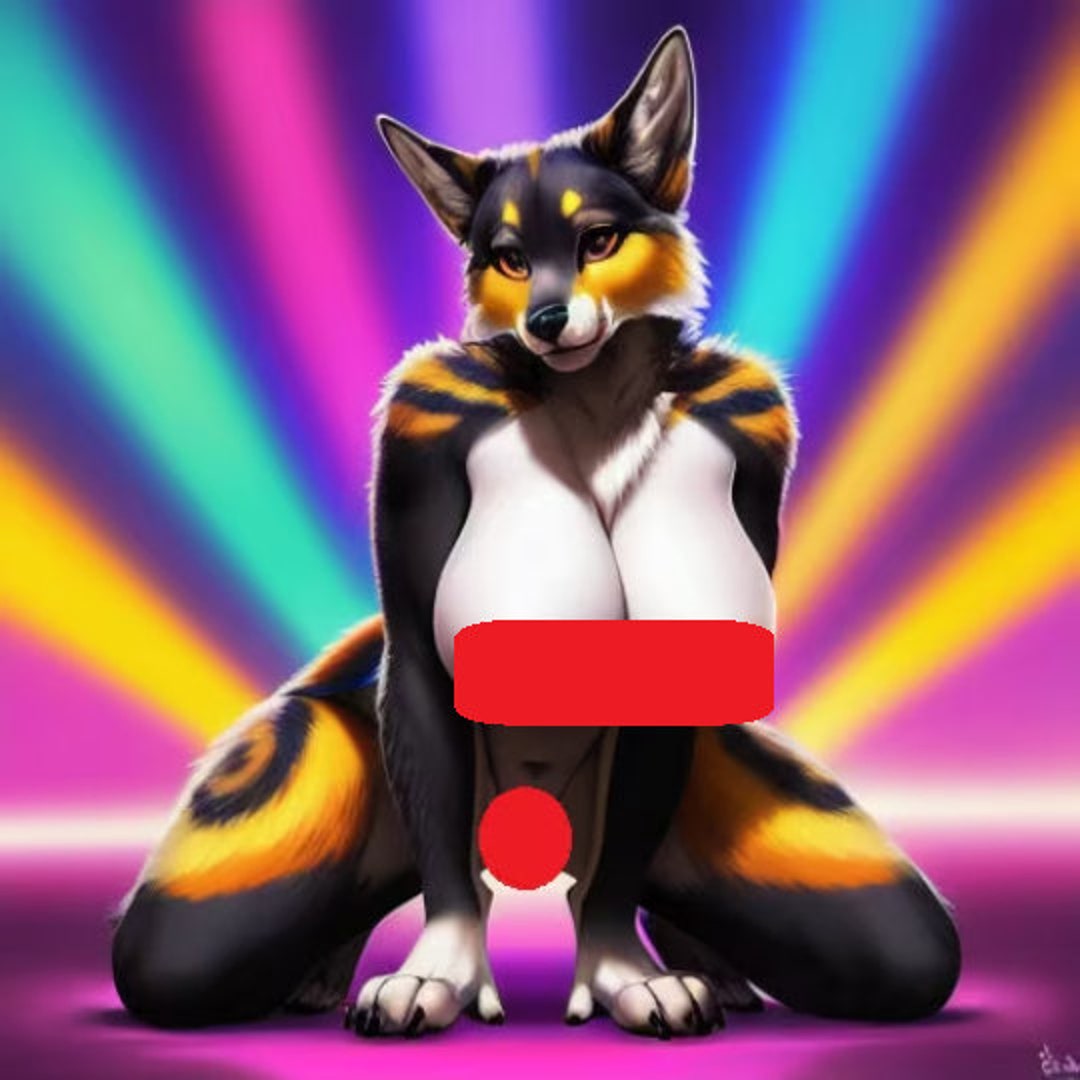 Colorful Furry Nsfw Art 55 Images Bundle Female Custom Ai Generated Etsy