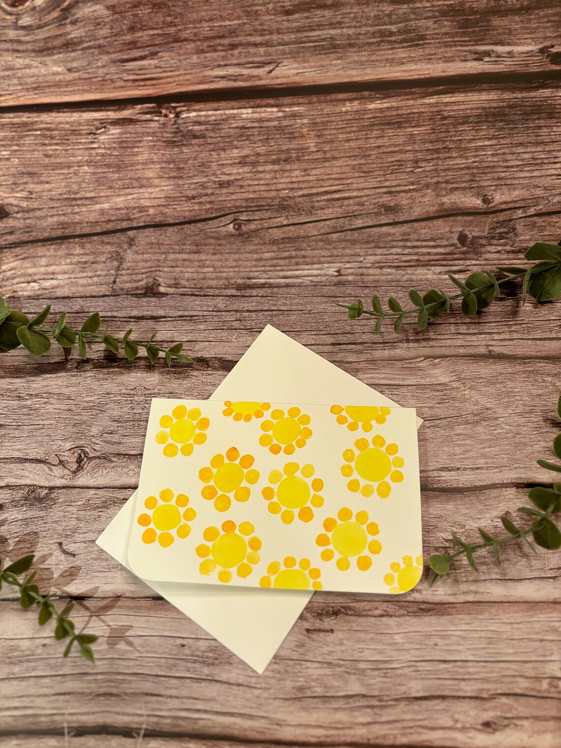 Hand Painted Sunshine Watercolor Cards, Boho Cards, Watercolor Cards ...