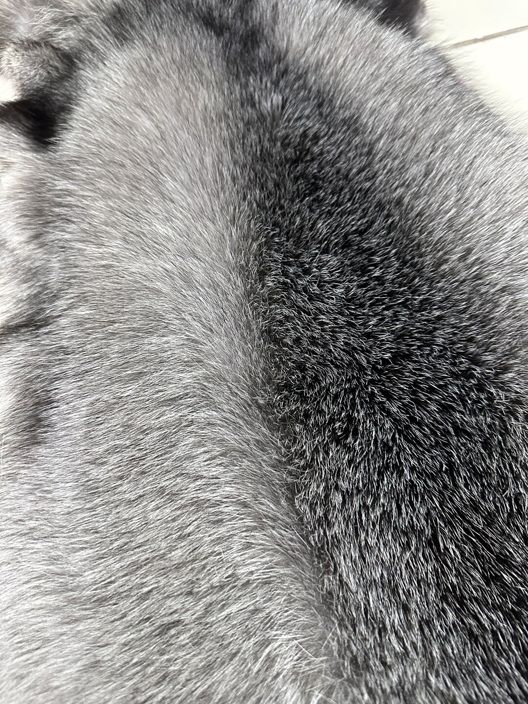 Real Silver Fox Pelt Craft Fox Fur Pelt DIY Crafts Frost - Etsy