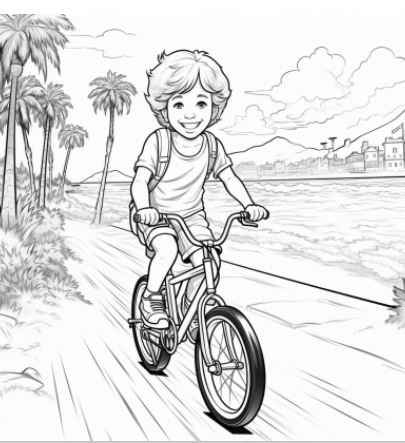 Coloring Transportation Adventures Printable Sheets of Cars, Boats ...