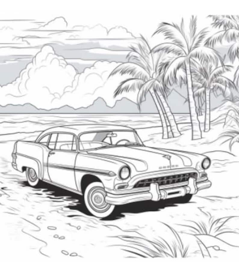 Coloring Transportation Adventures Printable Sheets of Cars, Boats ...