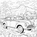 Coloring Transportation Adventures Printable Sheets of Cars, Boats ...