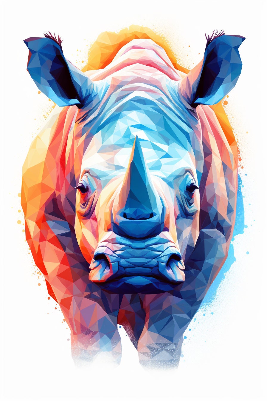 Rhino Safari Digital Download - Etsy