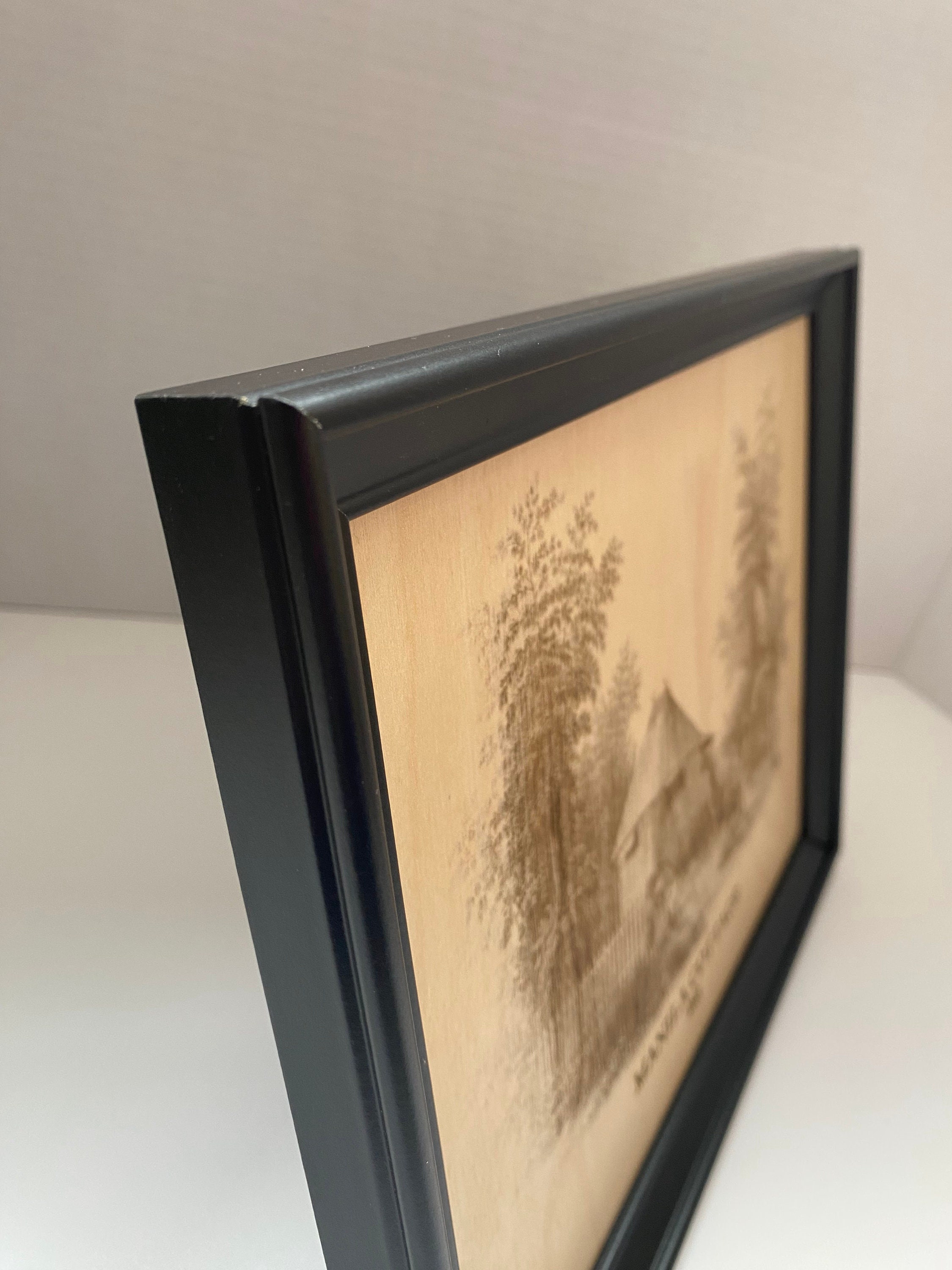 Vintage Manila Cottage Engraved Wood Wall Art - Filipino Culture - Etsy