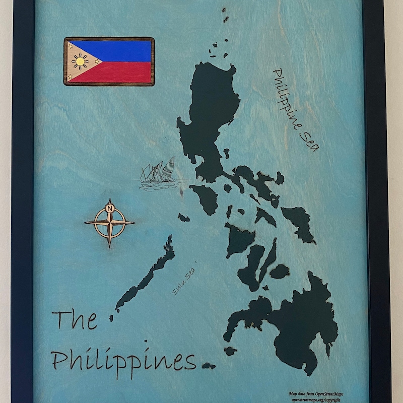 Resin Wood Map - Etsy